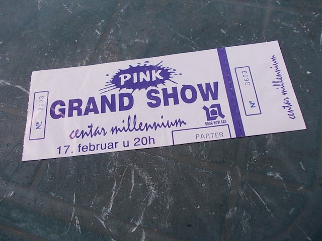 Ulaznica - Grand Show 17.2.2008.