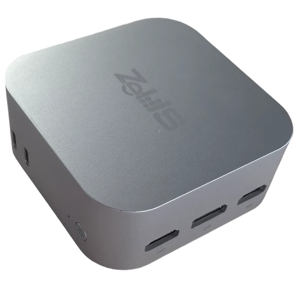 MINI PC ZEUS N5 CELERON QC N150 3.40 GHZ/DDR5 12GB/M.2 256GB/LAN/DUAL WIFI/BT/2XHDMI/DP/WIN 11