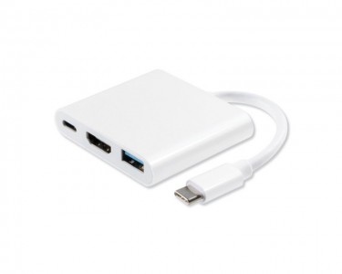 FAST ASIA Adapter - konvertor USB 3.1 tip C - USB 3.0 + HDMI + tip C