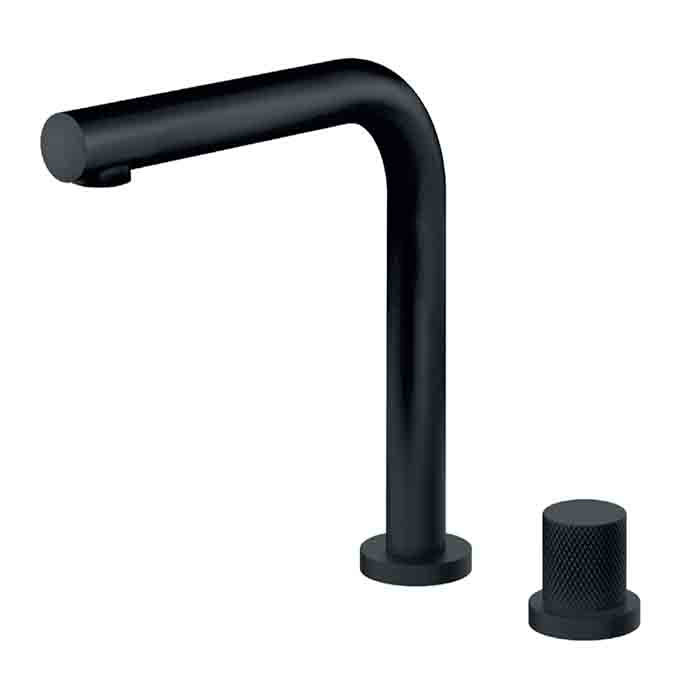Baterija S2 BLACK podgradna za lavabo jednoručna matt black 230409B