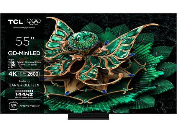TCL Televizor 55C7K QLED MiniLED 55 inch 4K UHD144Hz Google TV crna