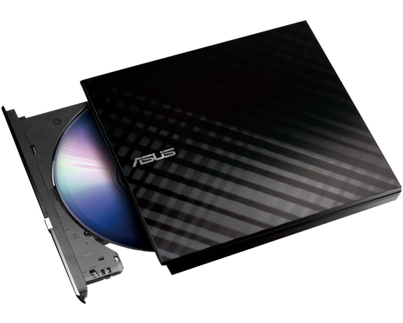 ASUS - SDRW-08D2S-U LITE DVD±RW USB eksterni rezač crni