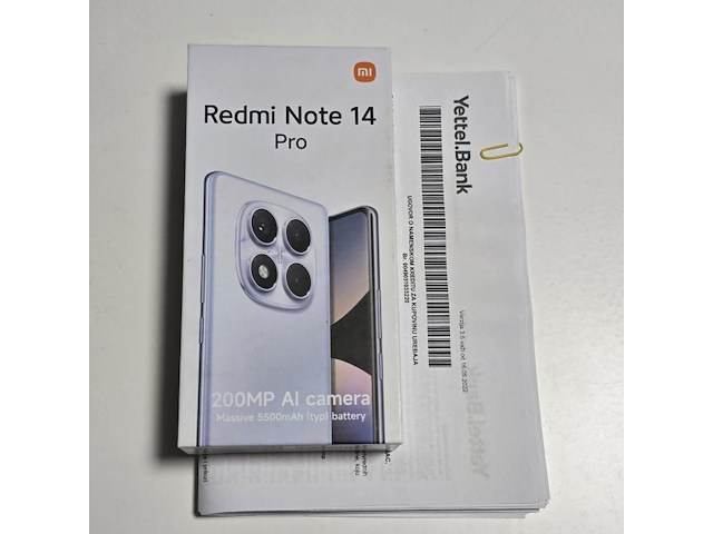 Xiaomi Redmi Note 14 Pro 8GB 256GB Ocean Blue NOV Garan