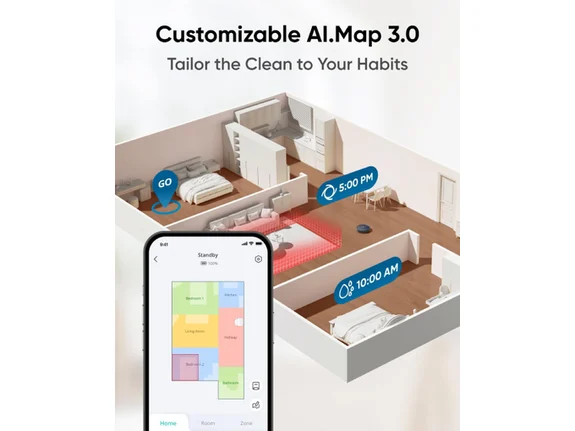 Eufy Robot usisivač sa bazom Omni X10 Pro MopMaster