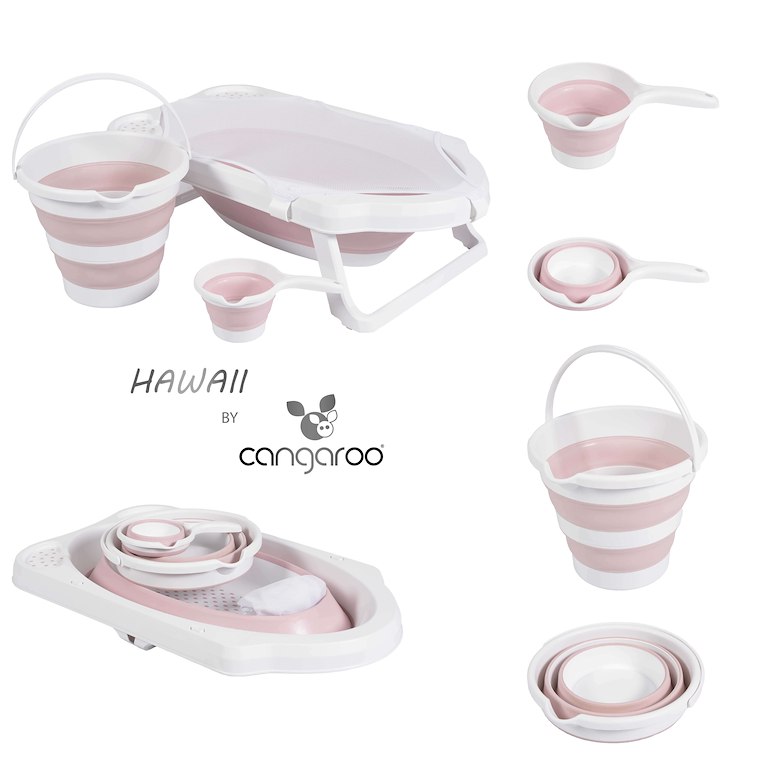 Cangaroo sklopivi set za kupanje Hawaii – Pink