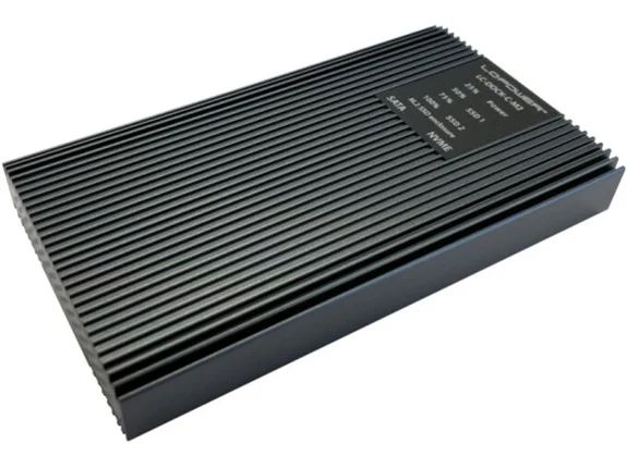 LC Power HDD Rack LC-DOCK-C-M2 USB3.2 Gen 2x1 docking for 1xNVME+1xSATA M.2 clon