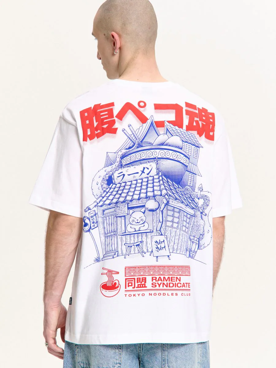 Bela majica s printom