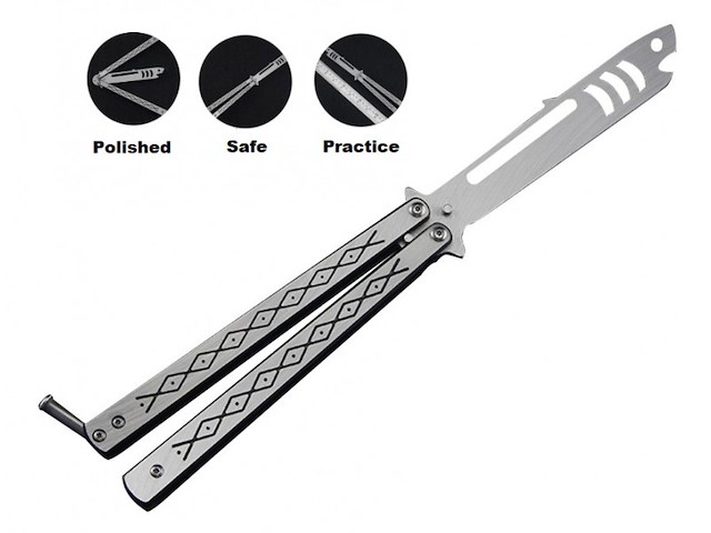 Nož Leptir Tup Balisong Trening Model 7 (Poklon)
