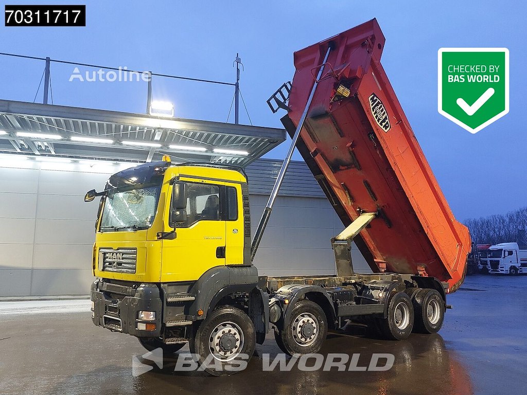 MAN TGA 41.440 TGA 8X8 8x8 18m3 Meiller tipper Steelsuspension Big-A kiper