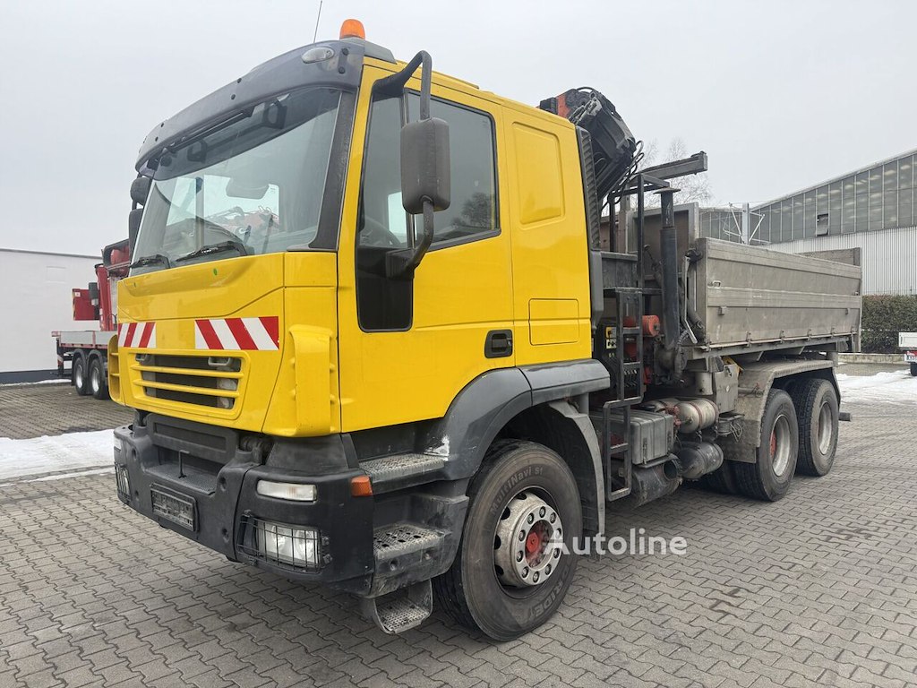 IVECO STRALIS AT260T44 6x4 WYWROTKA Z HDS PALFINGER PK16052 kiper