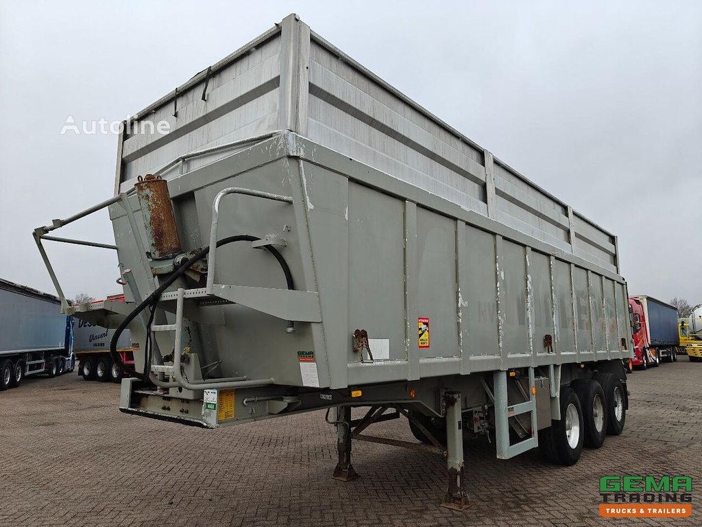 OVA 39OK95 3-Axles BPW - Lift Axle - Tipper 50m³ - Alu/Alu - ALU mat poluprikolica kipera
