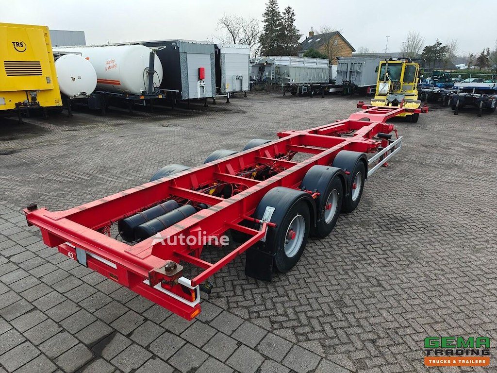 Renders ROC 12.27 CCE 3-Axles BPW - Drum brakes - 2x 20FT 40FT - Refurbi poluprikolica za prevoz kontejnera