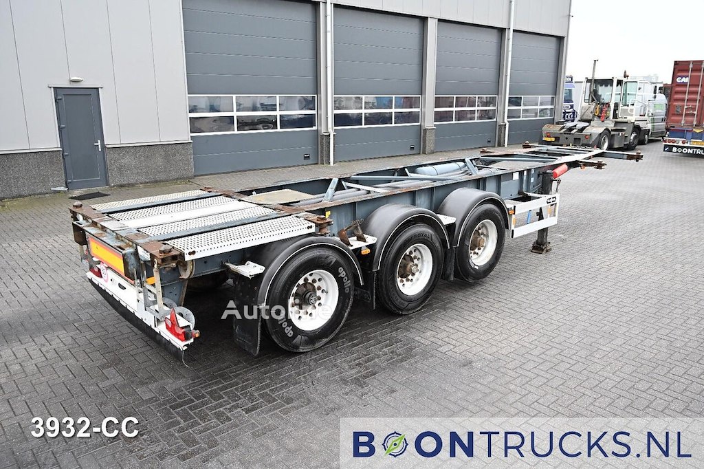 Van Hool 3B0071 TANK CHASSIS | 20-30ft * ADR: FL, AT, OX * 3840 KG * LIFT poluprikolica za prevoz kontejnera