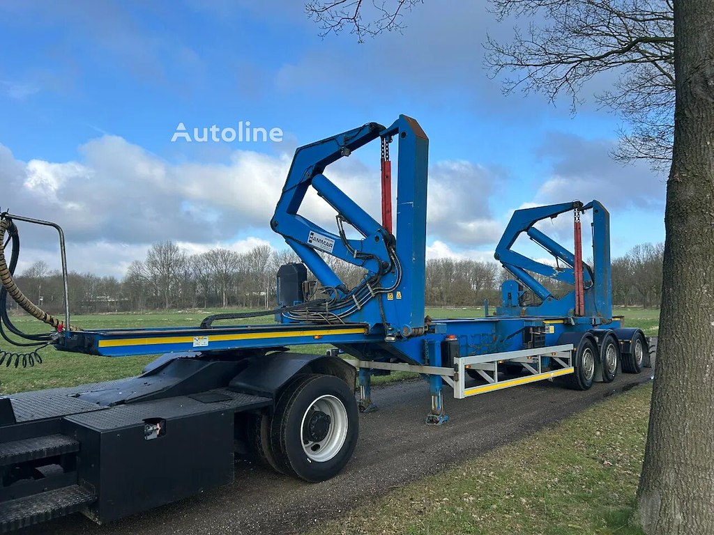 Hammar SIDELOADER 160 E / 20ft - 2 x 20 ft - 40 - CONTAINERS / Wireless poluprikolica za prevoz kontejnera