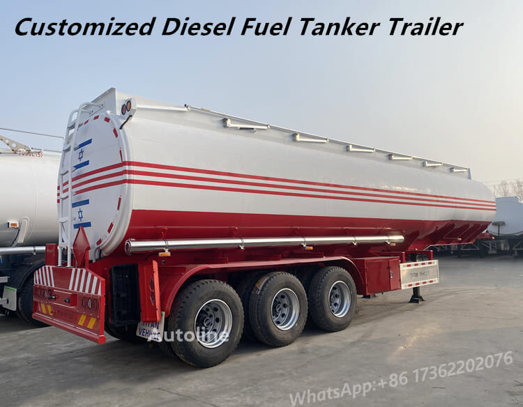 Nova Titan Customized Diesel Fuel Tanker Trailer for Sale cisterna za goriva i maziva