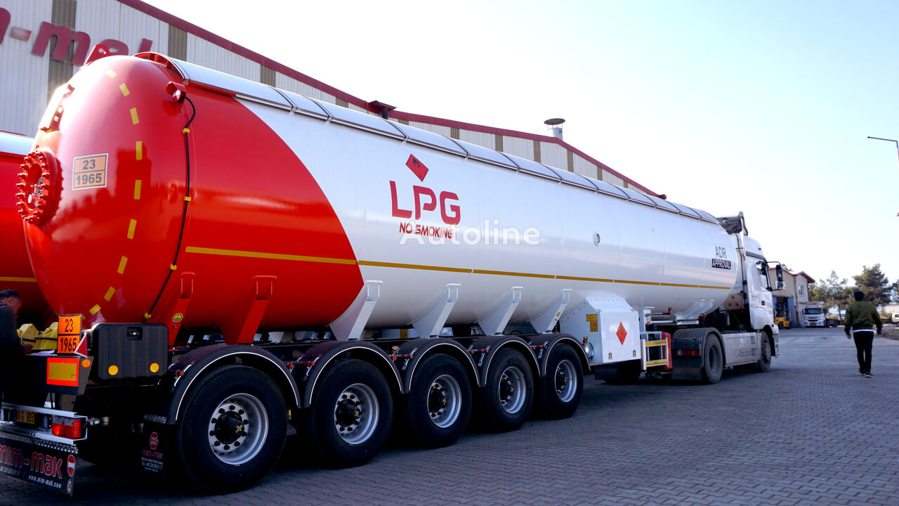 Nova Mim-Mak 74 m³ 5 AXLE LPG TRANSPORT TANK (ADR) poluprikolica cisterna za gas