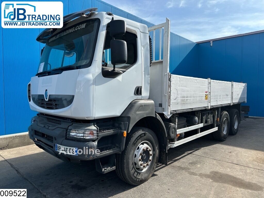 Renault Kerax 380 Dxi 6X4, EURO 5, Steel suspension kamion s ravnom platformom
