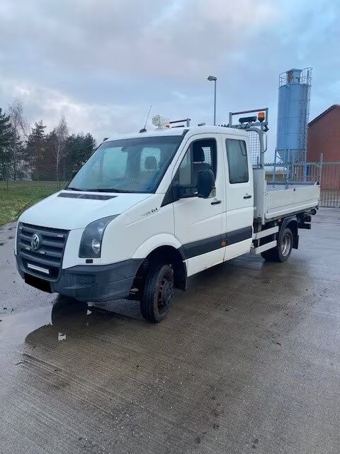 Volkswagen Crafter 4x4 / Achleitner locks / low-range gearing / crane kamion s ravnom platformom