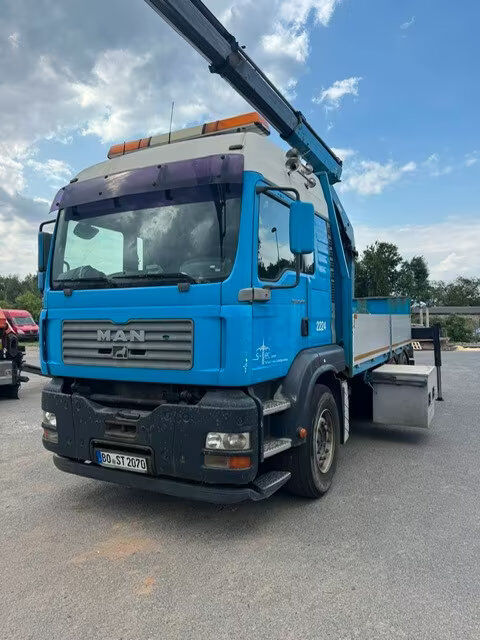 MAN TGX 26.460, 6x4, Palfinger PK 23002 5 hydraulic extensions kamion s ravnom platformom