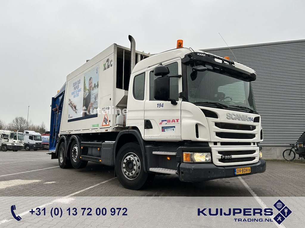 Scania P 280 / Haller X2C MEKAV 20 m3 kamion za smeće