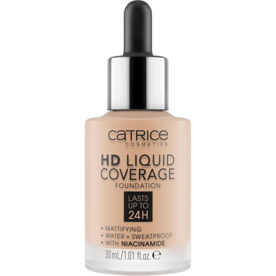 Catrice HD Liquid Coverage tečni puder 030 Sand Beige 30ml