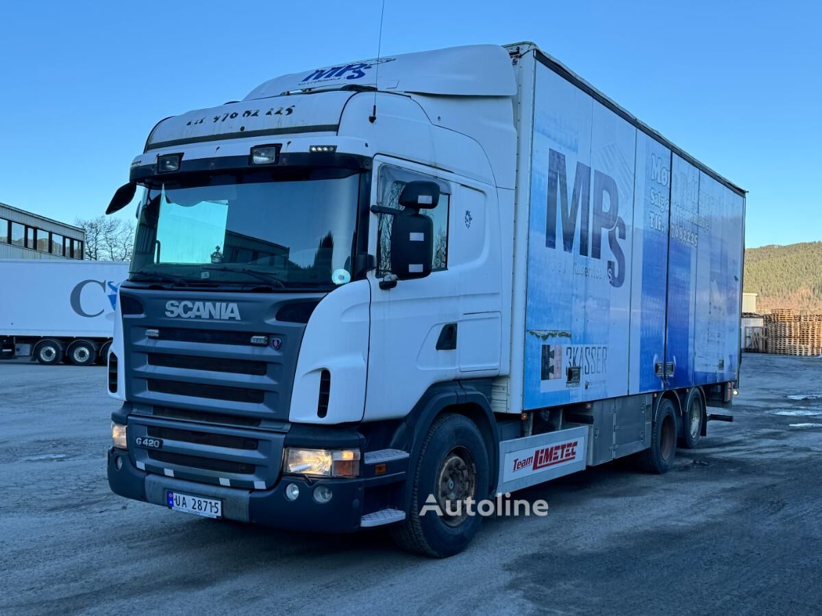 Prodaje se Scania G420 - 6x2 - Full sideåpning - Bakløft - Opti cruise - Retarder kamion furgon na aukciji
