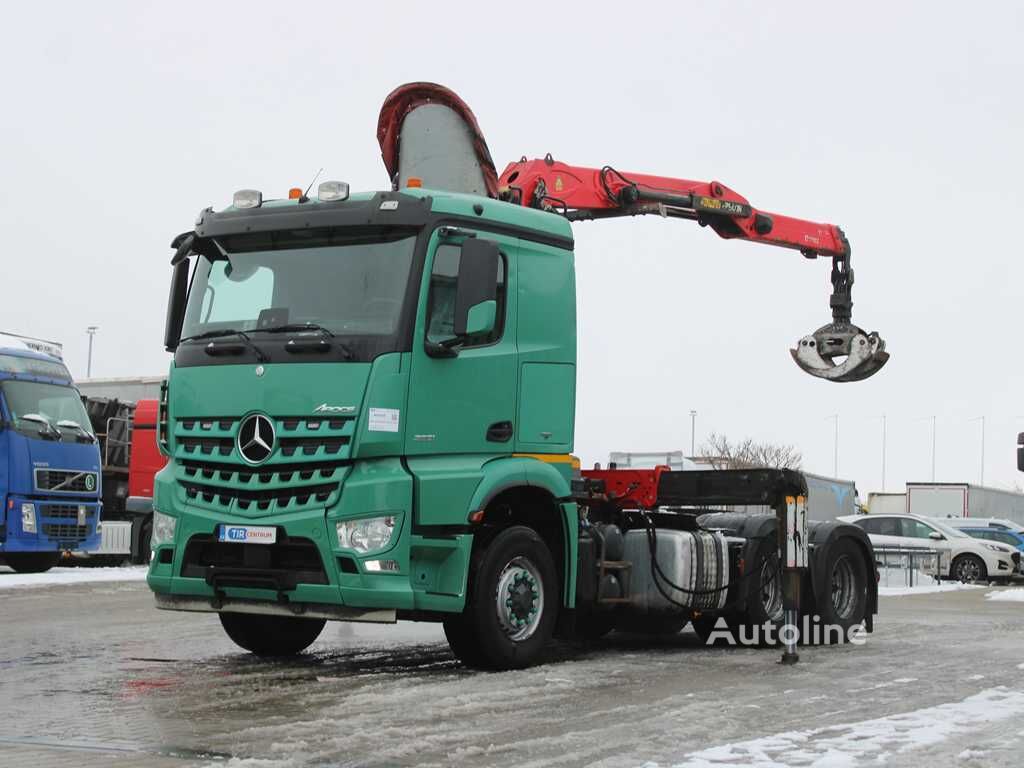 Mercedes-Benz Actros 2651, EURO 6, 6X6, HYDRAULIC, PALFINGER EPSILON Q170Z96 tegljač