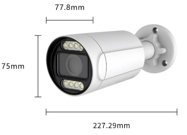 CAM-IP5MP-HAY70A GMB Kamera 5 mpix HiEasy App, Human detection, Full Color, Motor Zoom 2.8-12mm, Mic