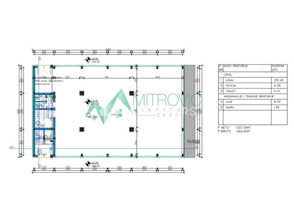 Lokal,FUTOG,FUTOG,kv: 240.00, € 494400, ID: 8000032