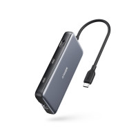 Anker USB-C Data Hub 8u1 10Gbps crni