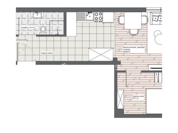 Mirijevo II Novogradnja 1.5soba 41m2