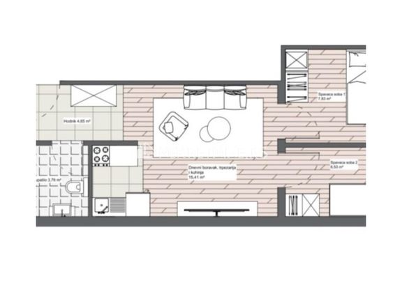 Mirijevo II Novogradnja 2.0soba 37m2