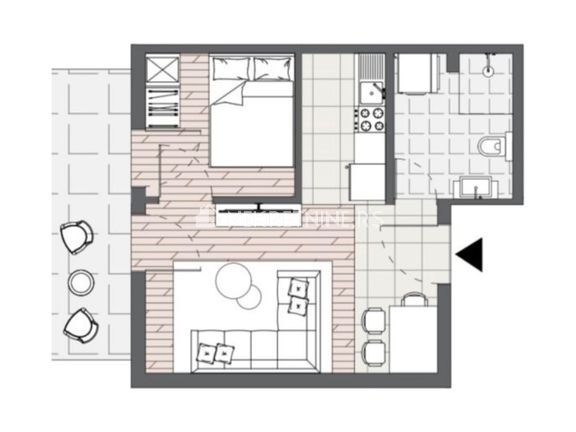 Mirijevo Novogradnja 1.5soba 39m2