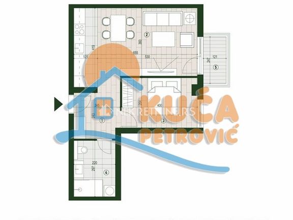 Dvosoban stan u luksuznom stambeno-poslovnom kompleksu