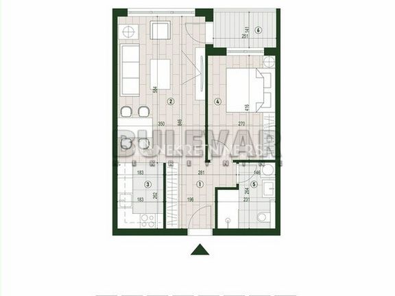 Dvosoban stan u luksuznom stambeno-poslovnom kompleksu