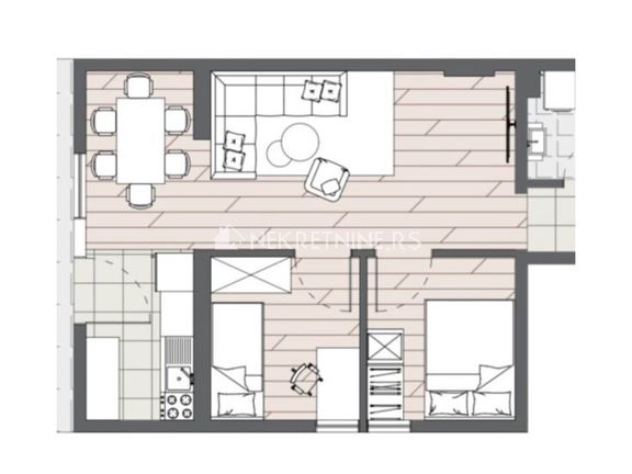 Mirijevo III Novogradnja 2.0soba 55m2