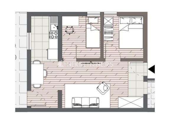 Mirijevo III Novogradnja 2.0soba 51m2