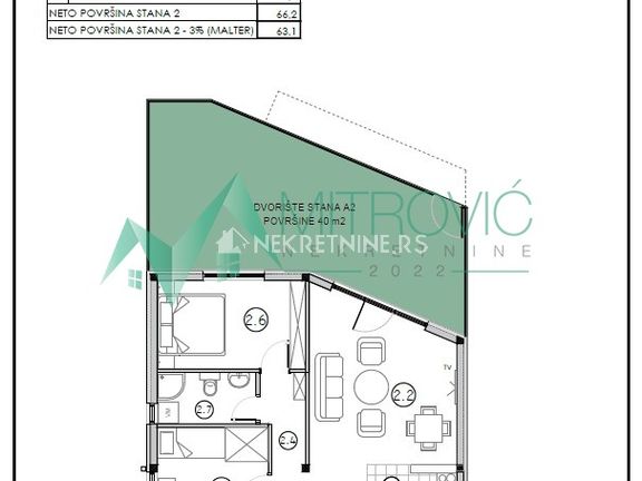 Stan,SREMSKA KAMENICA,SREMSKA KAMENICA,kv: 63.00, € 139410, ID: 1003444