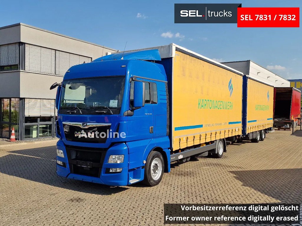 MAN TGX 18.440 4X2 LL-U ZF Intarder / Durchladezug / Hubdach / Jumbo kamion s ceradom