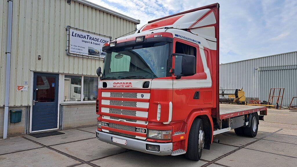 Scania 124L420 * 3 x Pedalen * Retarder * kamion platforma