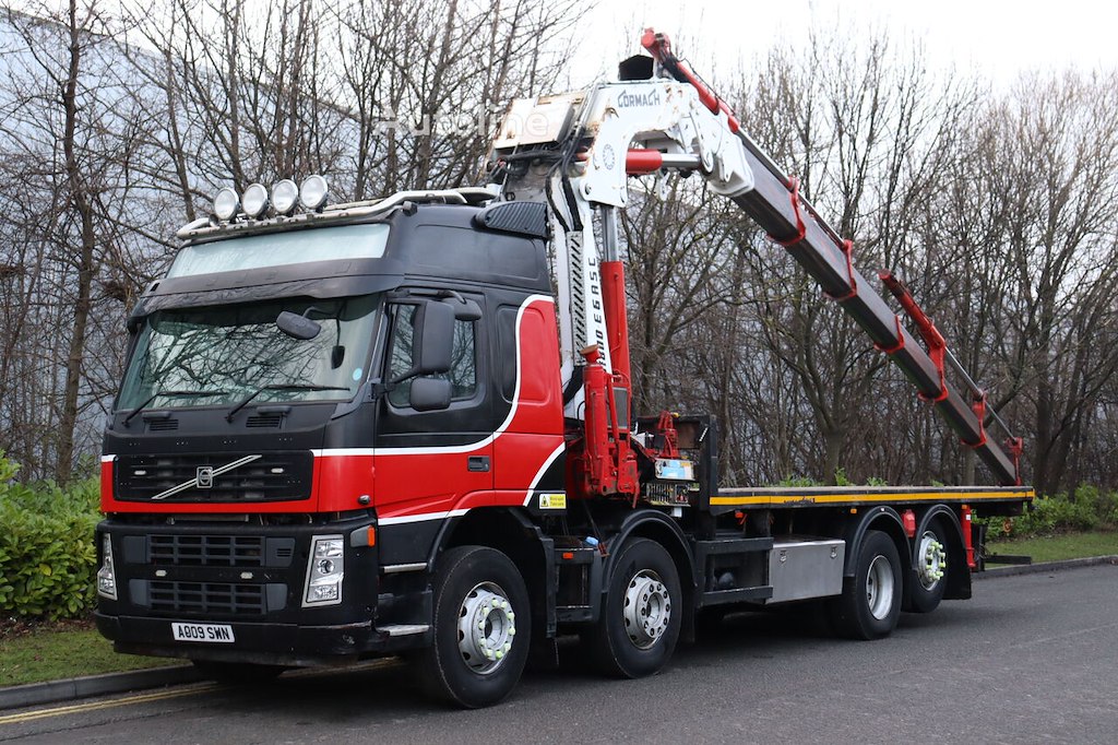 Volvo FM 480 GT 8X2 CORMACH 51800-E6 CRANE FLATBED (2009) kamion platforma