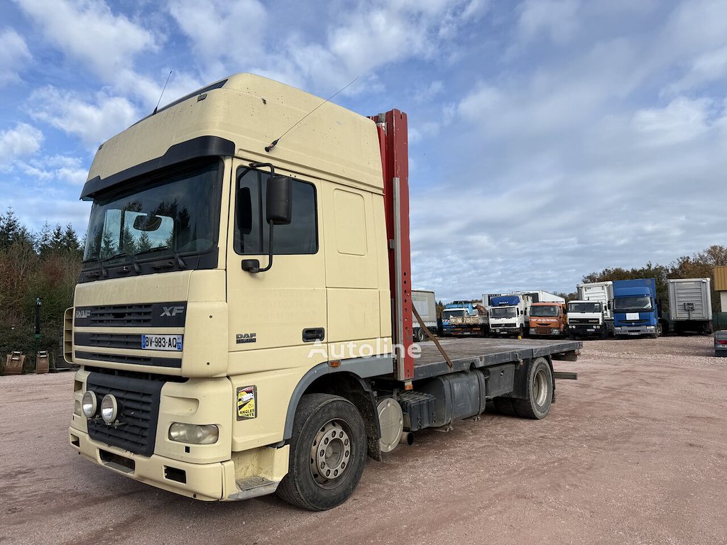 DAF XF 95 480 euro 3 manual gearbox kamion platforma