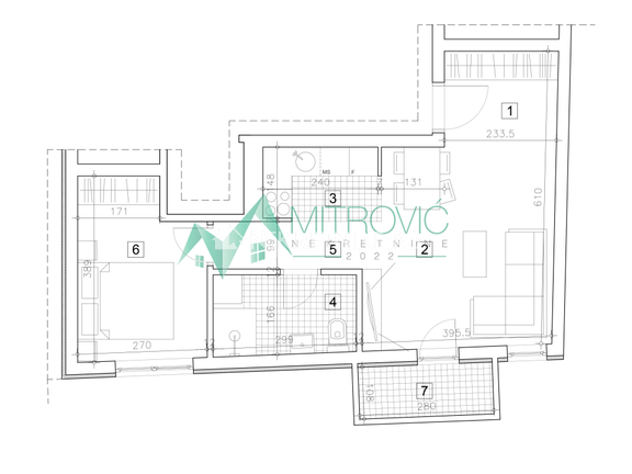 Stan,NOVI SAD,GRBAVICA,kv: 44.00, € 158260, ID: 1002704