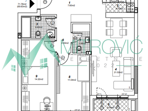 Stan,NOVI SAD,TELEP,kv: 70.00, € 175710, ID: 1001982