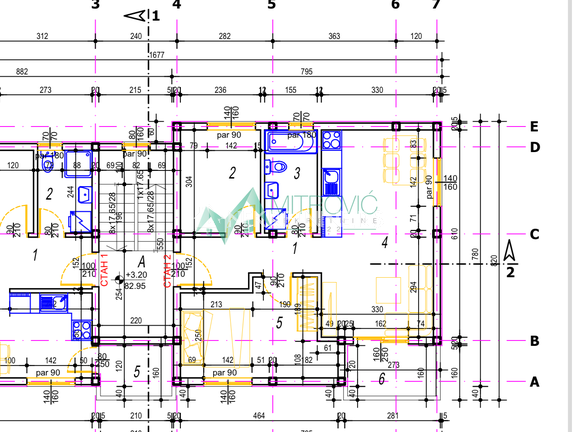 Stan,NOVI SAD,ADICE,kv: 95.00, € 171240, ID: 1002528