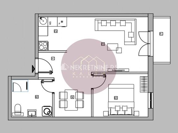Zvezdara, Mirijevo, Aleksandra Bugarskog - Stan 50m2, 116254e (uračunat PDV)
