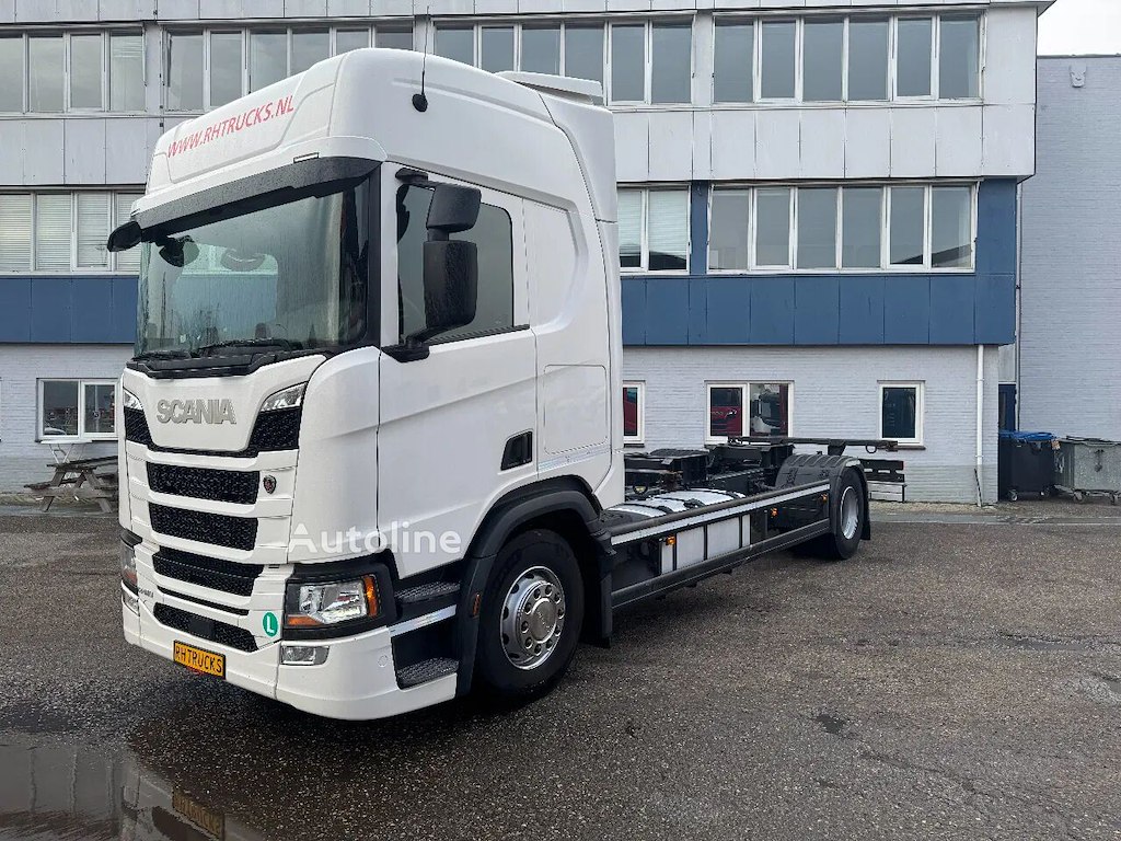 Scania R410 NGS 4X2 EURO 6 BDF CHASSIS RETARDER ROCKINGER vozilo za prevoz kontejnera