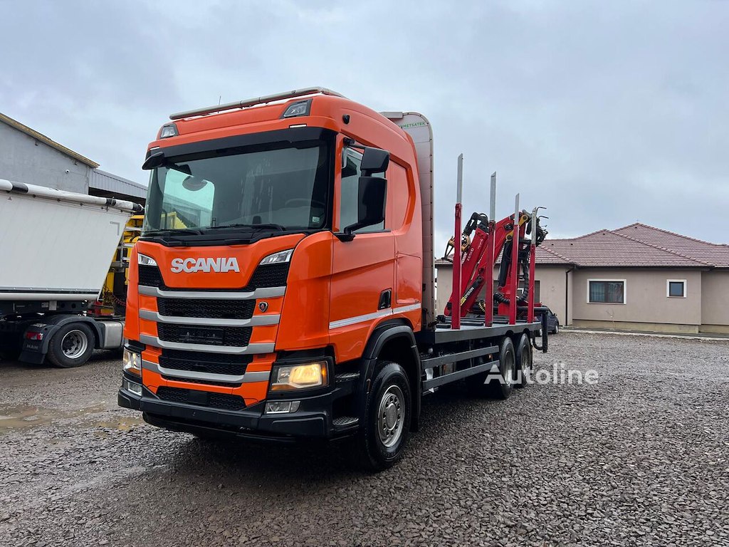 Scania R450 kamion za prevoz drva