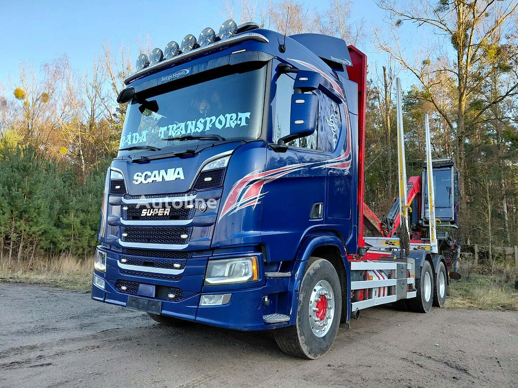 Scania R580 kamion za prevoz drva