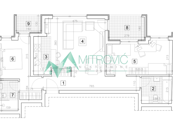 Stan,NOVI SAD,GRBAVICA,kv: 72.00, € 256250, ID: 1002709